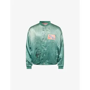 PALY HOLLYWOOD Jims Souvenir Satin Jacket - Mint