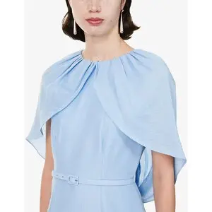 Roland Mouret Cape Colum Midi Dress