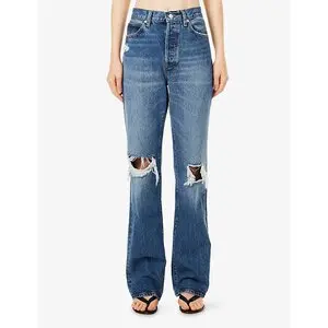 FRAME The Vertical Straight-leg Denim Jeans