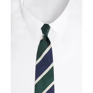Dunhill Grenadine Club Striped Silk Tie