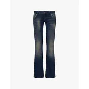 JADED LONDON Eden Bootcut Denim Jeans - Blue