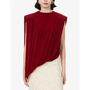Camilla And Marc Ravine Draped Stretch-jersey Top
