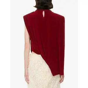 Camilla And Marc Ravine Draped Stretch-jersey Top