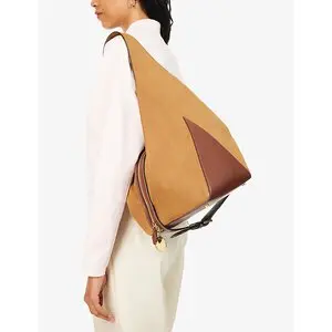 Stella McCartney Appaloosa Soft Woven Bucket Bag - Brandy