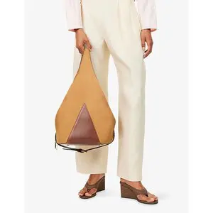 Stella McCartney Appaloosa Soft Woven Bucket Bag - Brandy