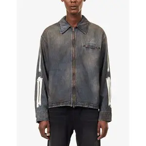 Amiri Lea Bones Denim Jacket