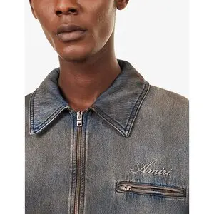 Amiri Lea Bones Denim Jacket