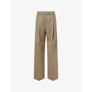 Camilla And Marc Halden Pleated Woven Trousers