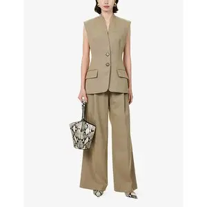 Camilla And Marc Halden Pleated Woven Trousers