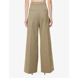 Camilla And Marc Halden Pleated Woven Trousers