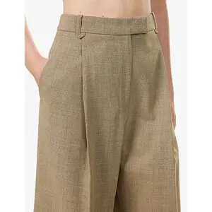 Camilla And Marc Halden Pleated Woven Trousers