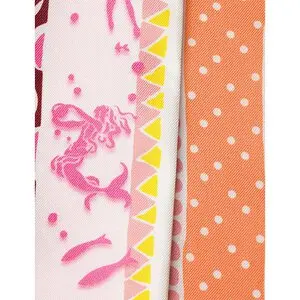 Prada Printed Silk Twill Skinny Scarf