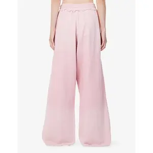 JADED LONDON Striped Wide-leg Cotton Jogging Bottoms