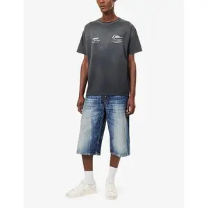 DUKE + DEXTER Alpine Formula One Logo Cotton T-shirt