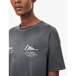 DUKE + DEXTER Alpine Formula One Logo Cotton T-shirt