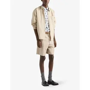 Prada Printed Cotton-blend Bowling Shirt