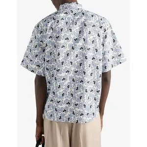 Prada Printed Cotton-blend Bowling Shirt