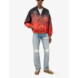 Amiri Palms Logo-print Woven Bomber Jacket