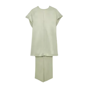 REISS Alice Cape-detail Satin Mini Dress - Silver