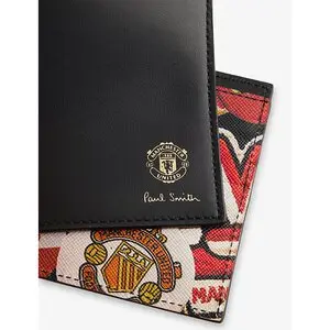 Paul Smith X Manchester United Leather Bi-fold Wallet