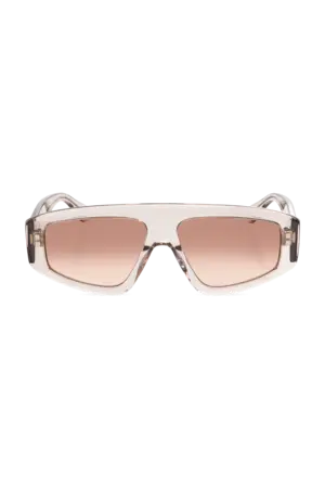 Alaïa Geometric Acetate Sunglasses - Pink
