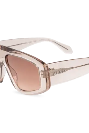 Alaïa Geometric Acetate Sunglasses