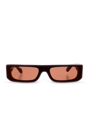 Alaïa Geometric Acetate Sunglasses