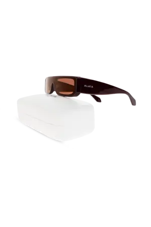 Alaïa Geometric Acetate Sunglasses