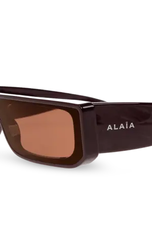 Alaïa Geometric Acetate Sunglasses