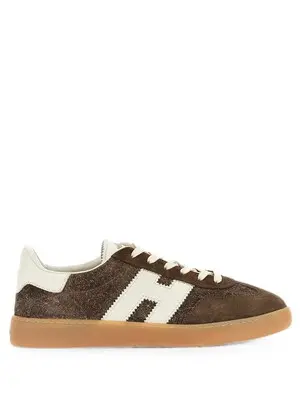 Hogan Cool Sneakers In Suede - Brown