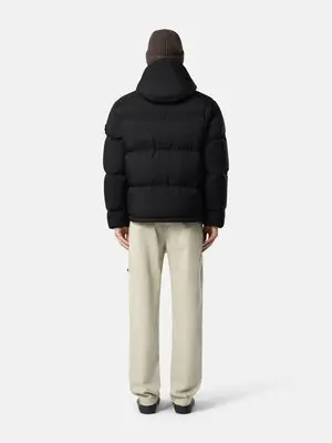 Stone Island Ripstop Down Jacket With Removable Hood