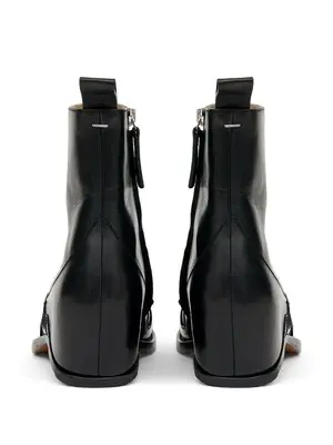 MAISON MARGIELA Leather Heel-less Western Boots