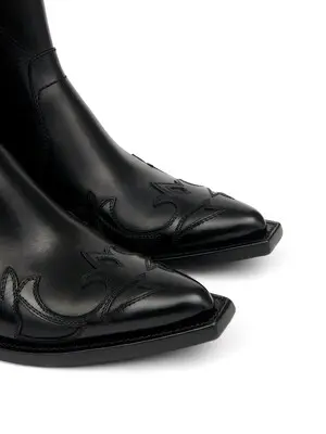 MAISON MARGIELA Leather Heel-less Western Boots