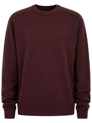 MAISON MARGIELA Crew Neck Sweater In Virgin Wool - Red