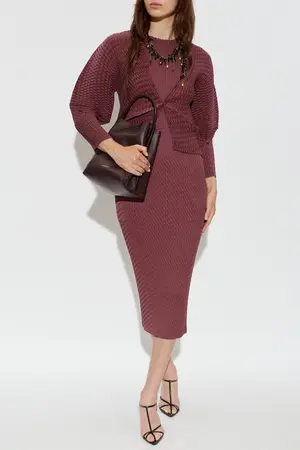 Issey Miyake Pleated Cardigan
