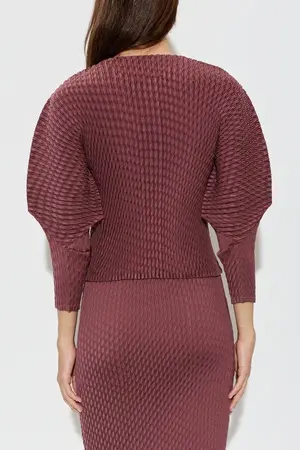 Issey Miyake Pleated Cardigan