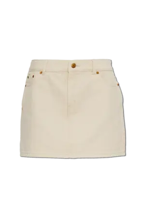 Michael Kors Denim Skirt - Cream