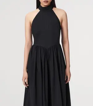 ALLSAINTS Halterneck Arora Maxi Dress