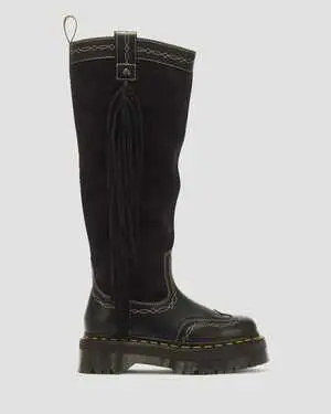 Dr. Martens Desert Rodeo Quad Hi Leather & Suede Boots