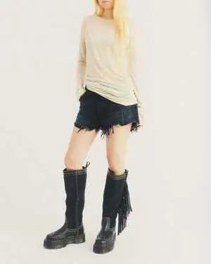 Dr. Martens Desert Rodeo Quad Hi Leather & Suede Boots