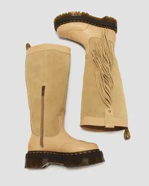 Dr. Martens Desert Rodeo Quad Hi Leather & Suede Boots