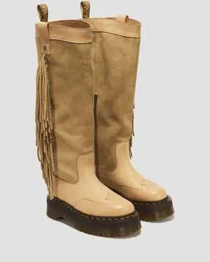 Dr. Martens Desert Rodeo Quad Hi Leather & Suede Boots