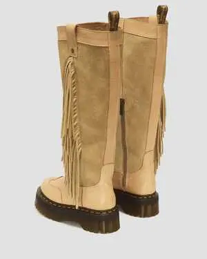 Dr. Martens Desert Rodeo Quad Hi Leather & Suede Boots