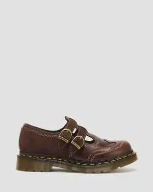 Dr. Martens 8065 Mary Jane Shoes With Western-inspired Stitching