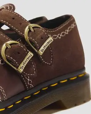 Dr. Martens 8065 Mary Jane Shoes With Western-inspired Stitching
