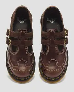 Dr. Martens 8065 Mary Jane Shoes With Western-inspired Stitching