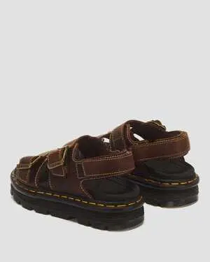 Dr. Martens Zebzag Crazy Horse Leather Sandals