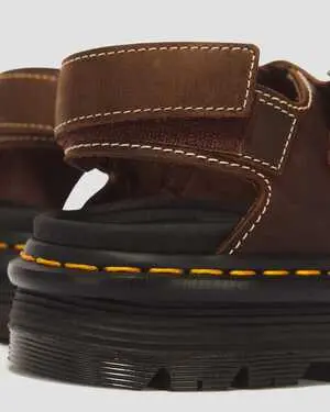 Dr. Martens Zebzag Crazy Horse Leather Sandals