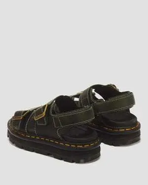 Dr. Martens Zebzag Crazy Horse Leather Sandals
