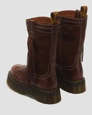 Dr. Martens Desert Rodeo Quad Mid Leather & Suede Boots